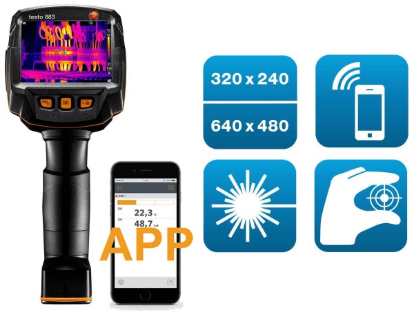 TERMOCAMERA TESTO 883 KIT